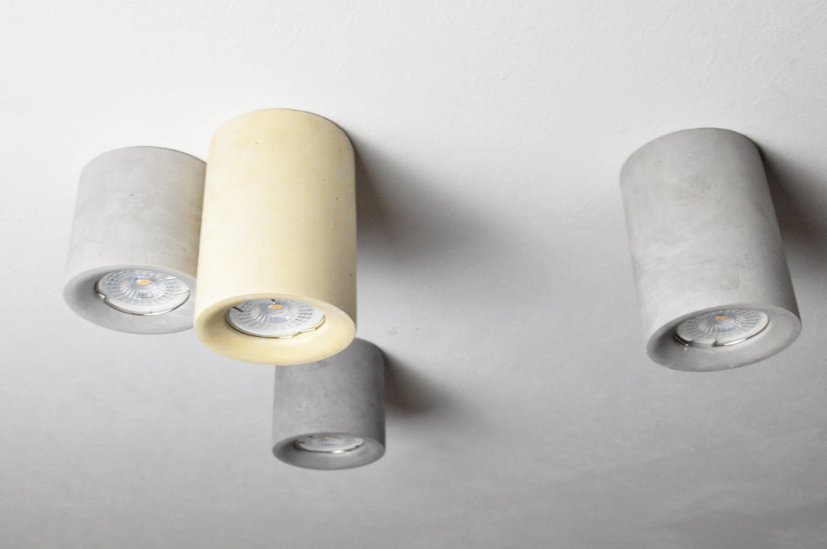 Cylinder - concrete spot light – mohadesign